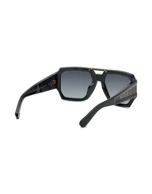 Philipp Plein Double Bridge Pilot Sunglasses