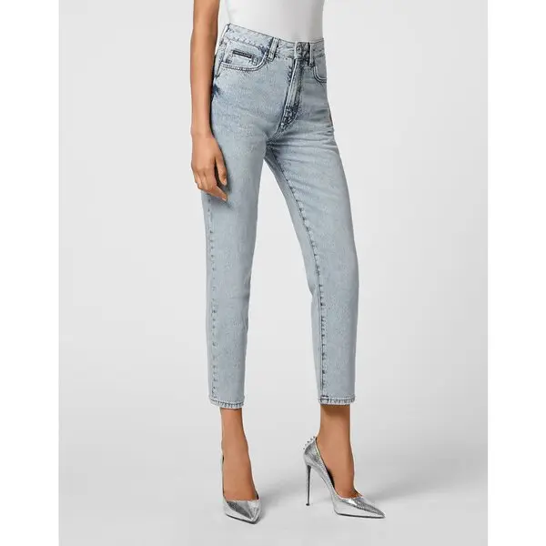 Philipp Plein Jeans Boyfriend Fit - Blue
