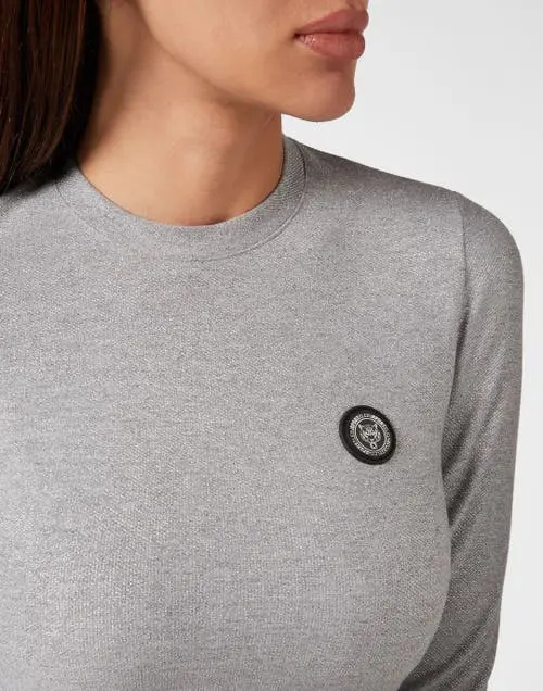 PLEIN SPORT Longsleeve T-shirt Glitter