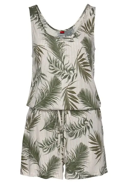 LASCANA Sleeveless Print Romper