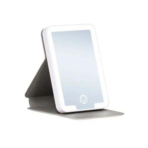 IMPRESSIONS VANITY Stitch "better Together" Folio Led Compact Mirror