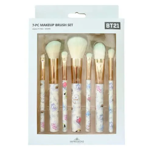 IMPRESSIONS VANITY Bt21 7-piece Makeup Brush Set
