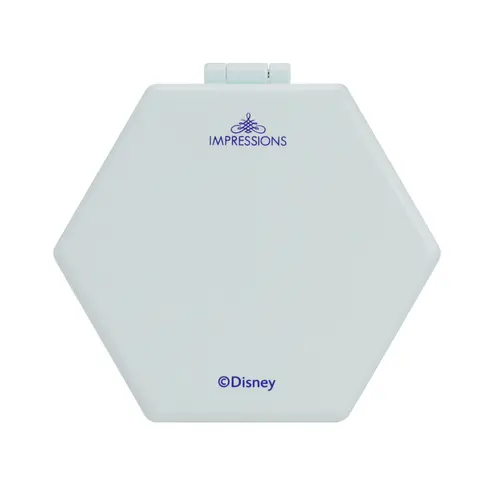 IMPRESSIONS VANITY Stitch "beach Day" Hexagon Compact Mirror