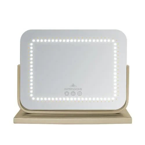 IMPRESSIONS VANITY Allura Tri-tone Led Makeup Mirror With Bluetooth Speakers