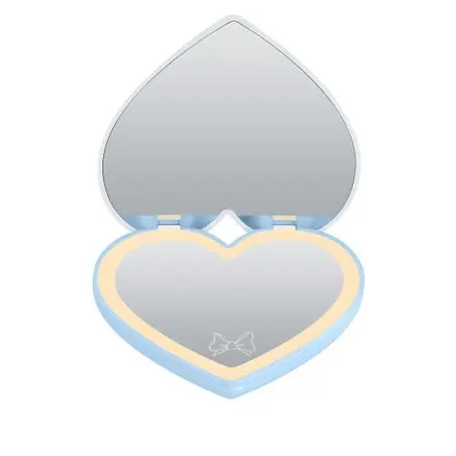 IMPRESSIONS VANITY Peanuts Snoopy Heart Bow Led Compact Mirror