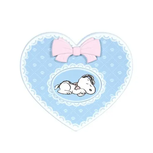IMPRESSIONS VANITY Peanuts Snoopy Heart Bow Led Compact Mirror