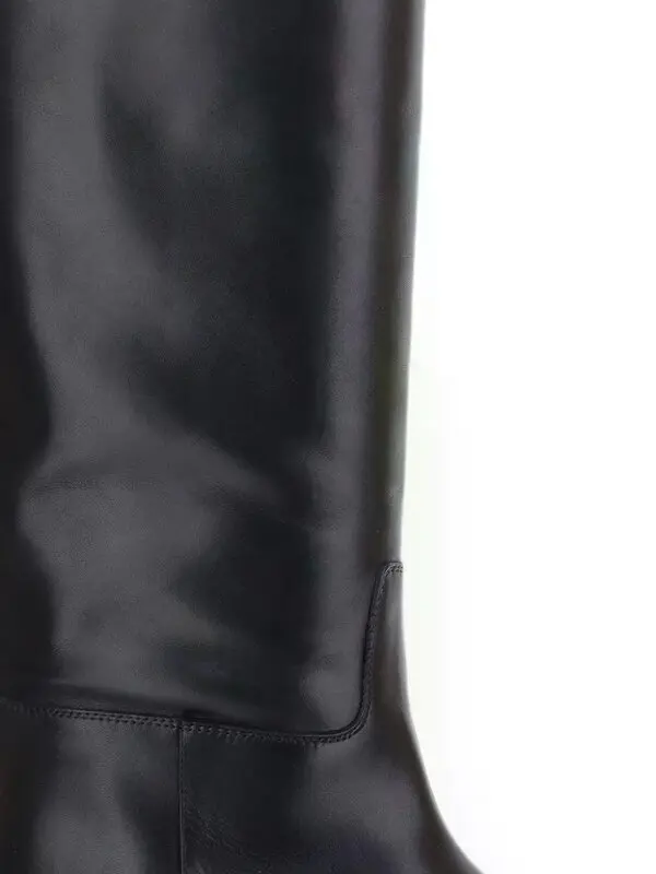 POEVE Knee-high Leather Boots