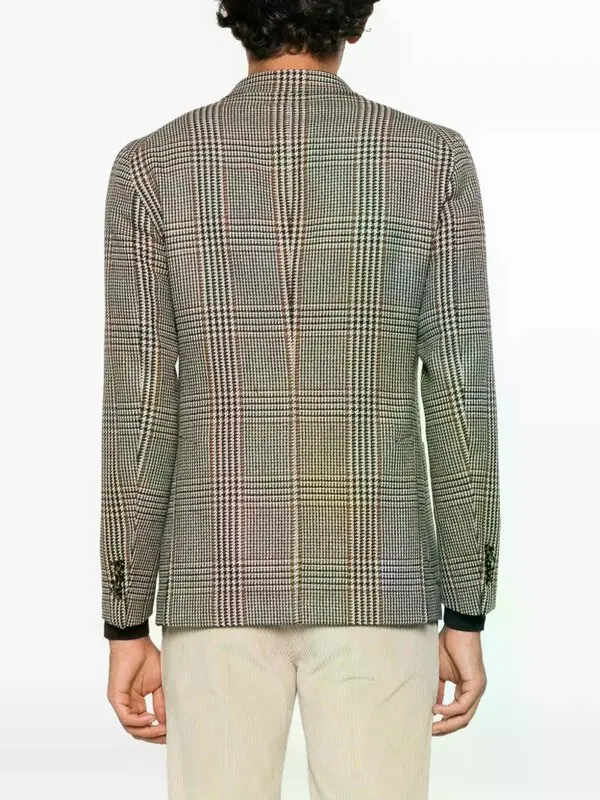 Tagliatore Prince Of Wales Check Wool Blazer