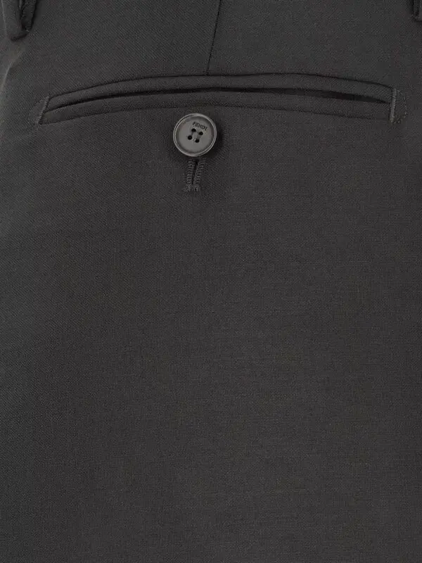 Fendi Pressed-crease Tailored Trousers