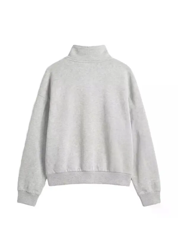 BRAM’S FRUIT Logo-embroidered Quarter-zip Sweatshirt