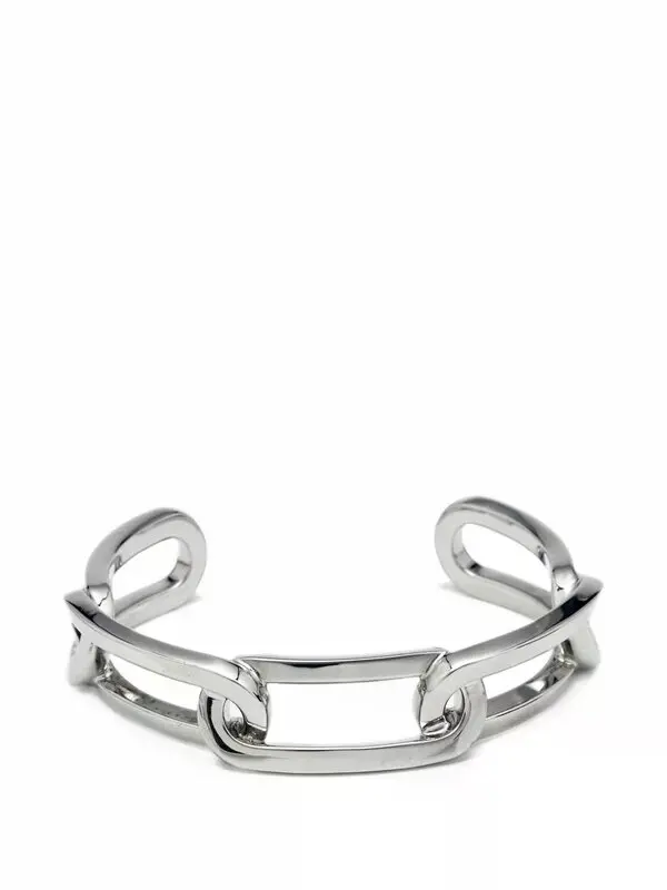 Burberry Chain-link Cuff Bracelet - Silver