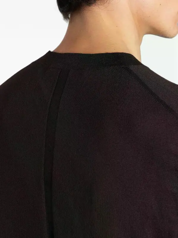 LOW BRAND K123 Fine-knit T-shirt