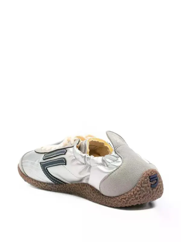 PURAAI Logo-patch Metallic Sneakers