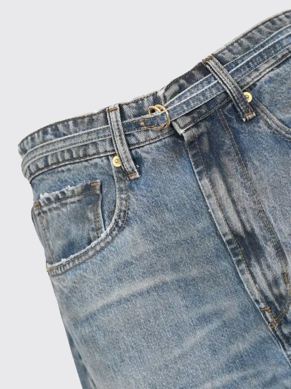 CYCLE Big Low High-waisted Wide-leg Denim Jeans With Belt