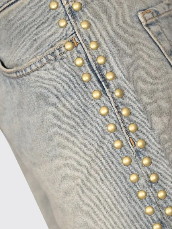 CYCLE Mila Mid-rise Straight Jeans In Denim With Studs And Embroidery