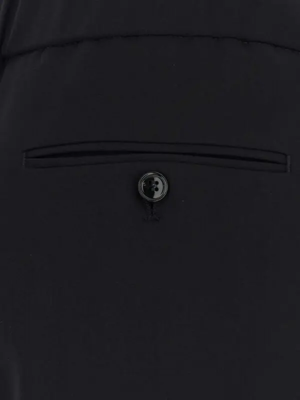 Giorgio Armani Pleated Virgin Wool Chino Trousers