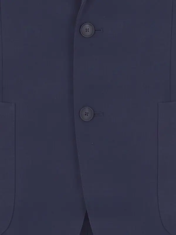 BOSS Single-breasted Stretch Polyester Blazer With Notch Lapels And Patch Pockets