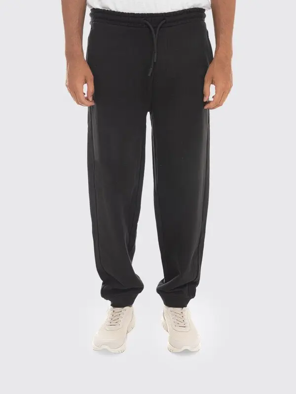 BOSS Slim Fit Jersey Jogging Trousers With Drawstring Waist - Black