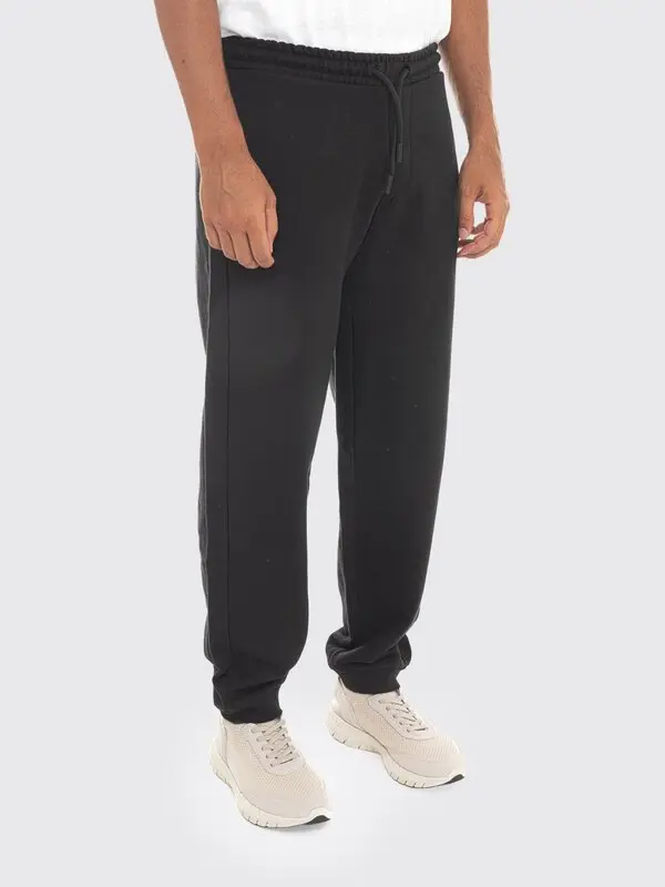 BOSS Slim Fit Jersey Jogging Trousers With Drawstring Waist - Black