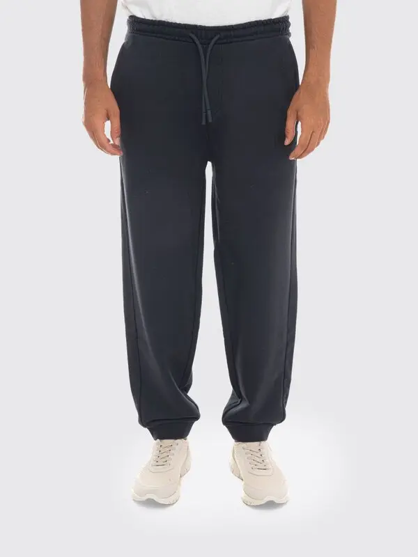 BOSS Slim Fit Jersey Jogging Trousers With Drawstring Waist - Blue