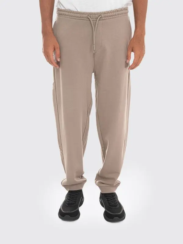 BOSS Slim Fit Jersey Jogging Trousers With Drawstring Waist - Mud