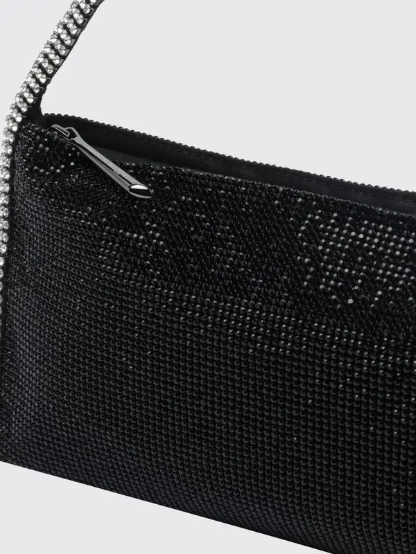 Benedetta Bruzziches Your Best Friend Aluminum Mesh Shoulder Bag With Crystals