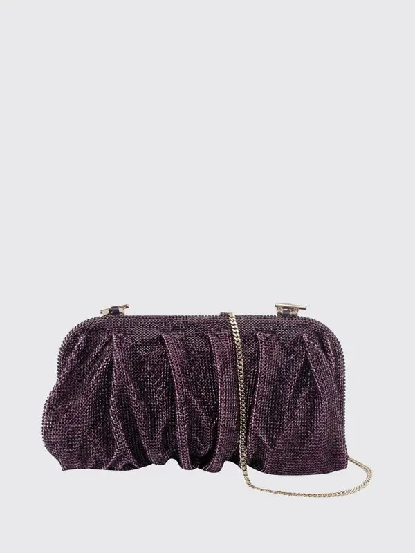 Benedetta Bruzziches Venus Draped Crystal Mini Bag With Removable Strap