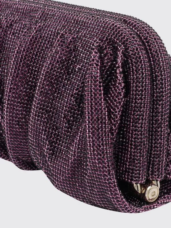 Benedetta Bruzziches Venus Draped Crystal Mini Bag With Removable Strap