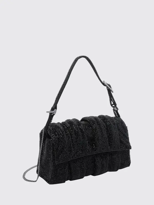 Benedetta Bruzziches Aluminum Mesh Handbag With Crystals And Jewel Handle