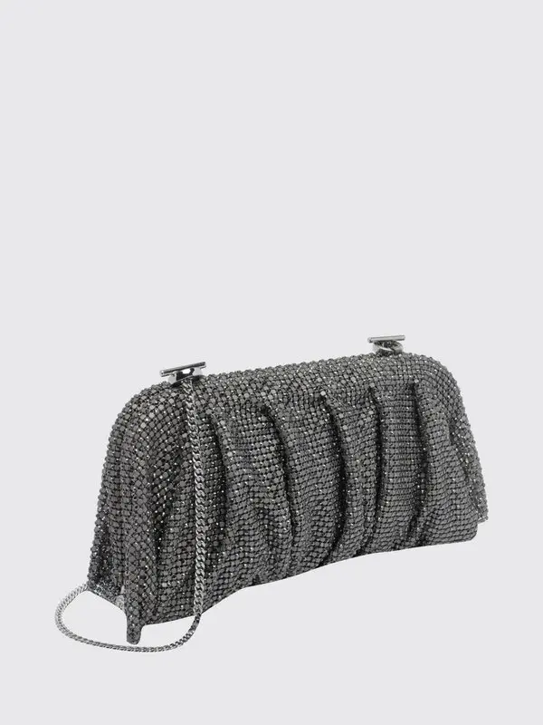 Benedetta Bruzziches Venus Draped Crystal Mini Bag With Removable Strap