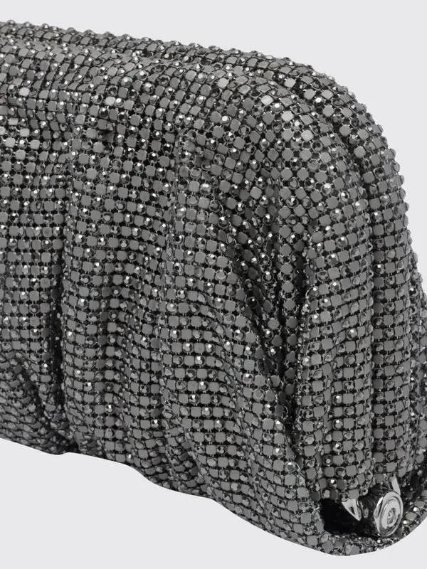 Benedetta Bruzziches Venus Draped Crystal Mini Bag With Removable Strap