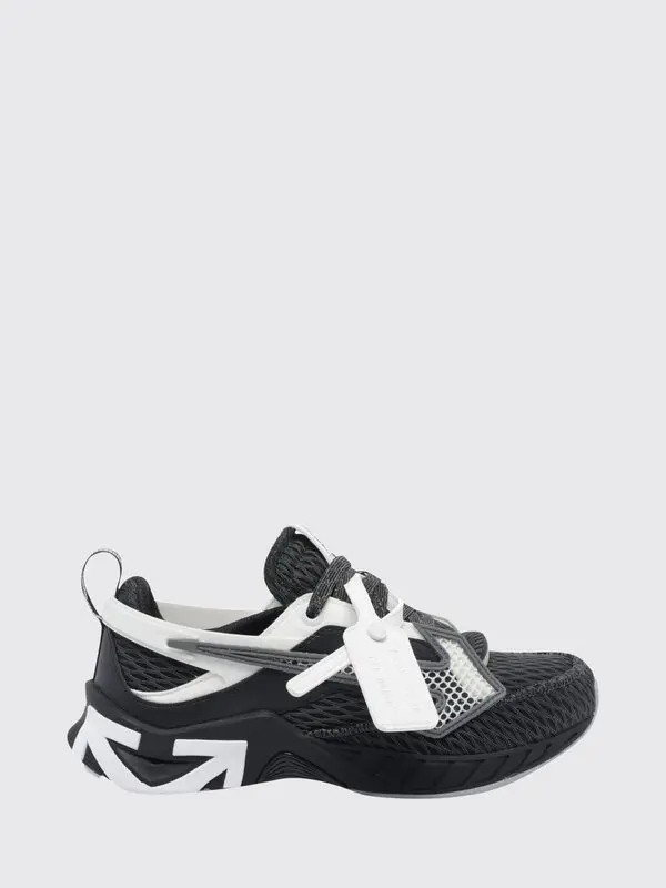 Off-White M-space Memo Low Top Sneakers In Polyester With Mesh Interior - Black