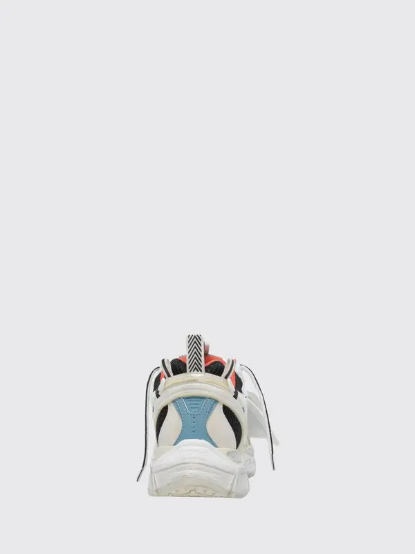 Off-White Be Right Back Low Top Sneakers With Serrated Sole And Mesh Interior