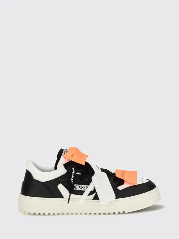 Off-White 3.0 Off Court Low Top Sneakers In Calf Leather And Polyester - White