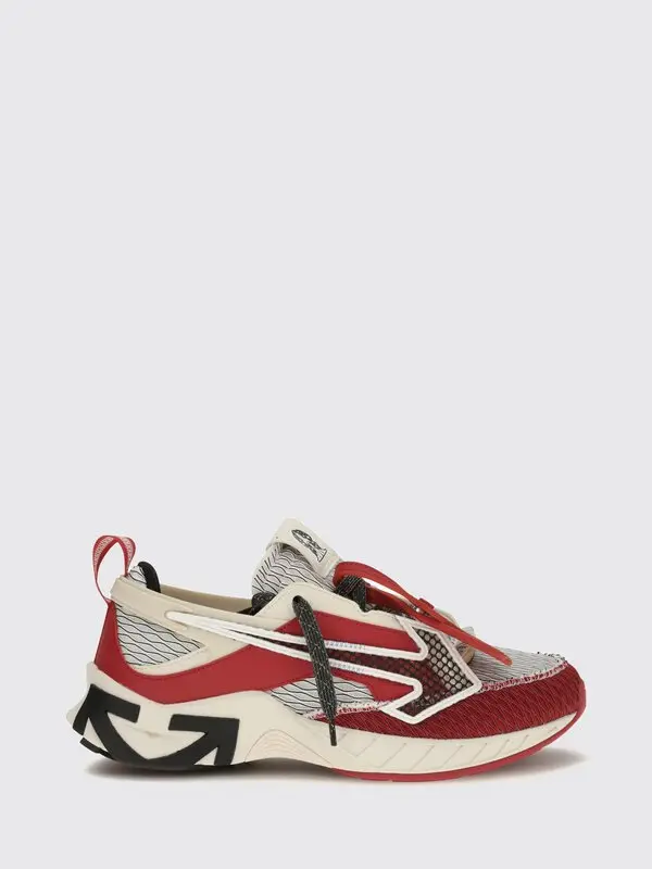 Off-White M-space Memo Low Top Sneakers In Polyester With Mesh Interior - Red
