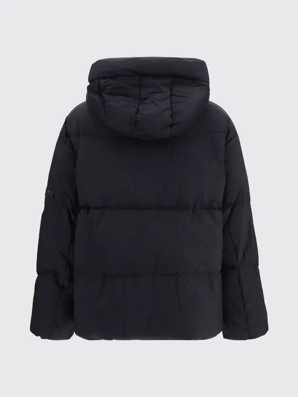 TATRAS Quilted Short Down Jacket In Nylon With Hood And Funnel Neck