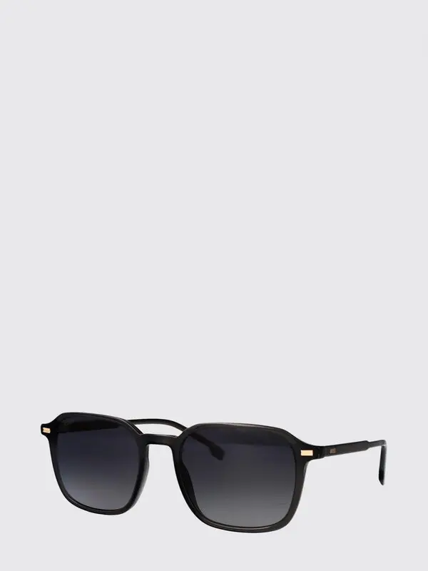 Hugo Rectangular Frame Acetate Aviator Sunglasses
