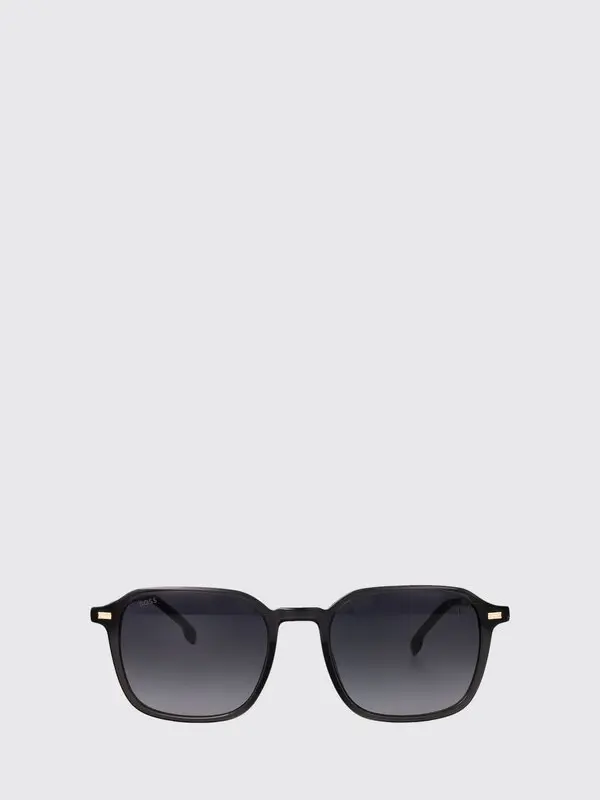 Hugo Rectangular Frame Acetate Aviator Sunglasses