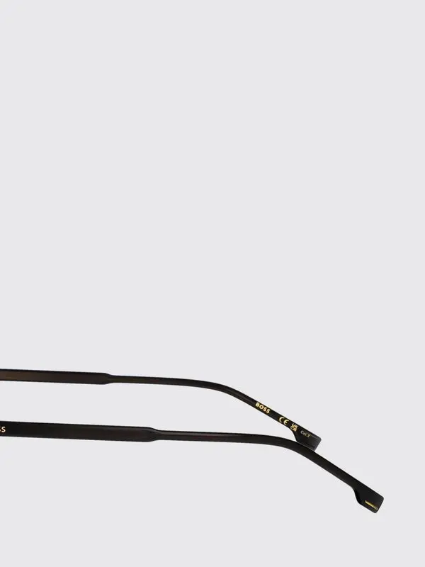 Hugo Rectangular Frame Acetate Aviator Sunglasses
