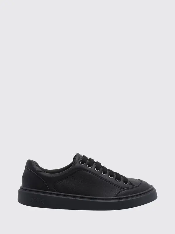 Camper Runner Calf Leather Low-top Sneakers With Xl Extralight® Sole - Black