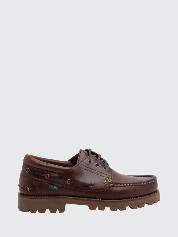 Paraboot Briac Smooth Calfskin Boat Shoes With Laces
