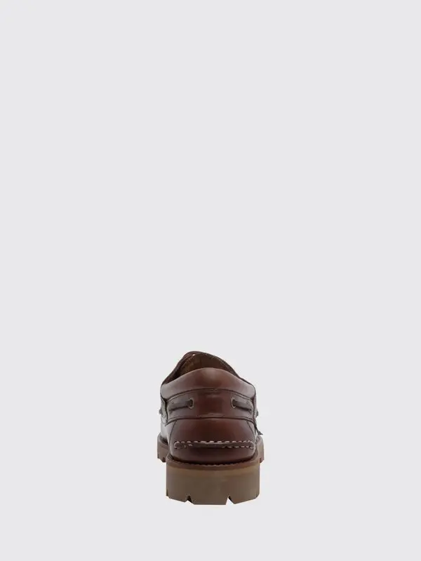 Paraboot Briac Smooth Calfskin Boat Shoes With Laces
