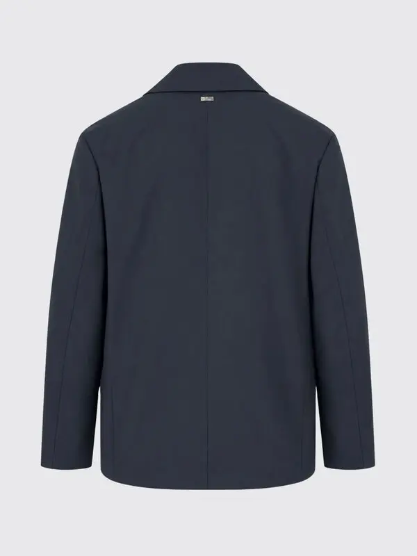 Herno Single-breasted Blazer With A Classic Design And Cuban Collar