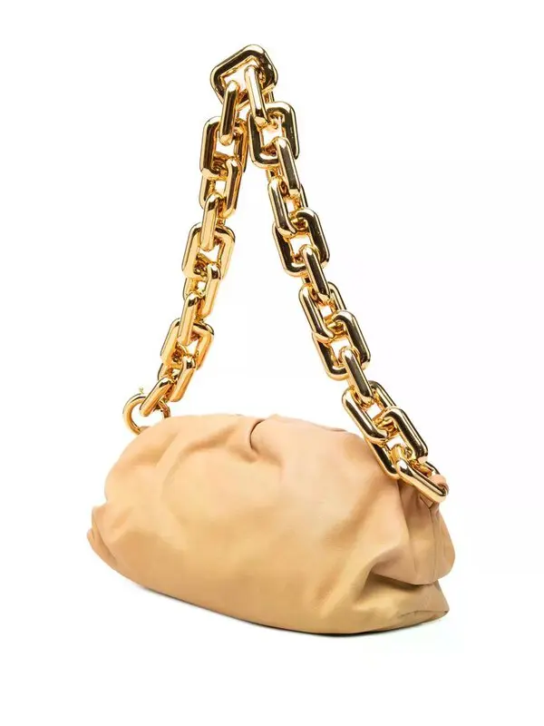 Bottega Veneta 2012-2026 Lambskin Chain Pouch Shoulder Bag