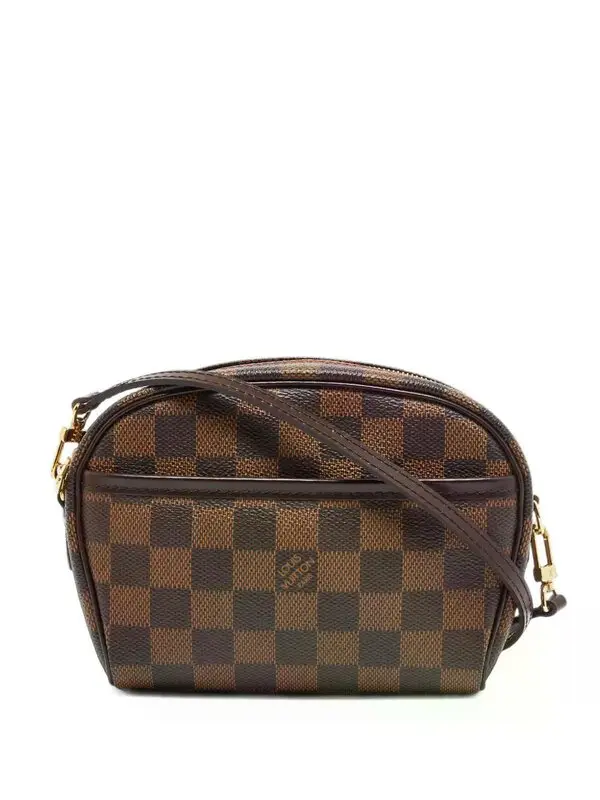 LOUIS VUITTON 2006 Ipanema Damier Ebene Clutch Bag - Brown