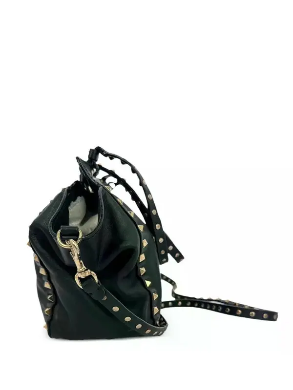 Valentino Garavani Rockstud Leather Tote Bag - Black