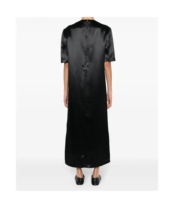 LOULOU STUDIO Silk-blend Maxi T-shirt Dress