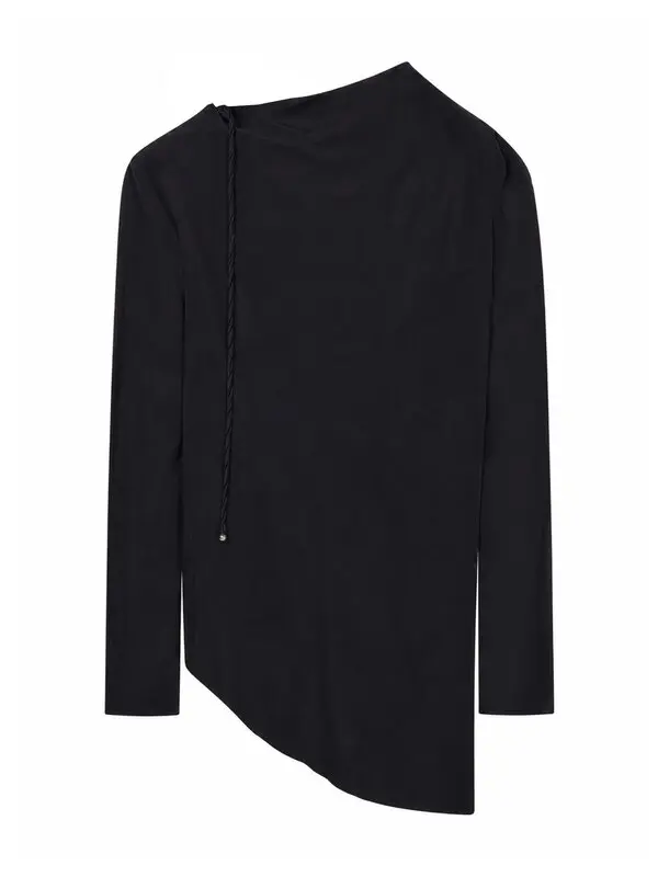 ALYSI Blusa Asimmetrica Crepe De Chine