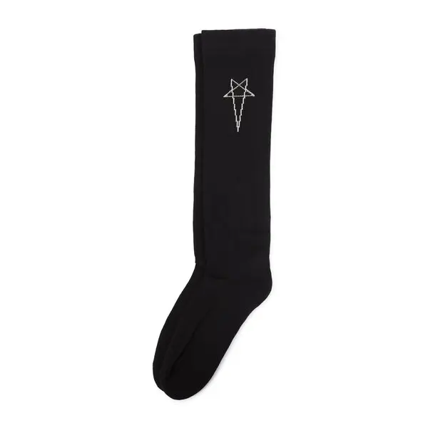 Rick Owens Pentagram Mini Knee-high Socks