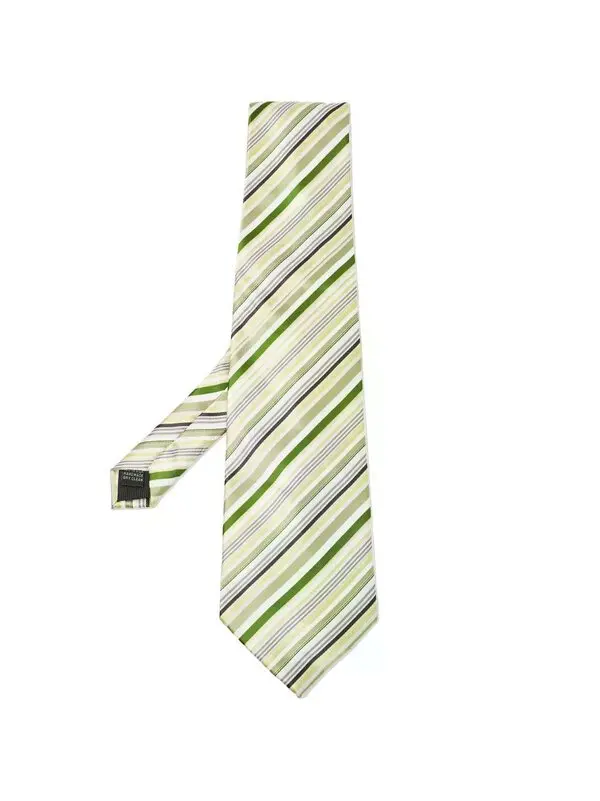 BOSS Striped-pattern Tie - Neutrals